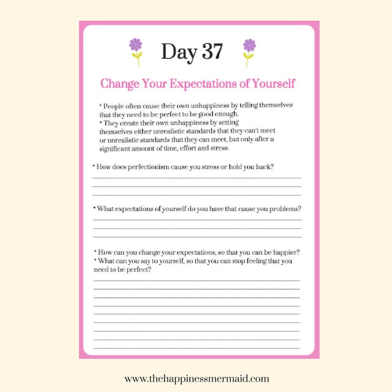 The 40 Day Happiness Project - Etsy