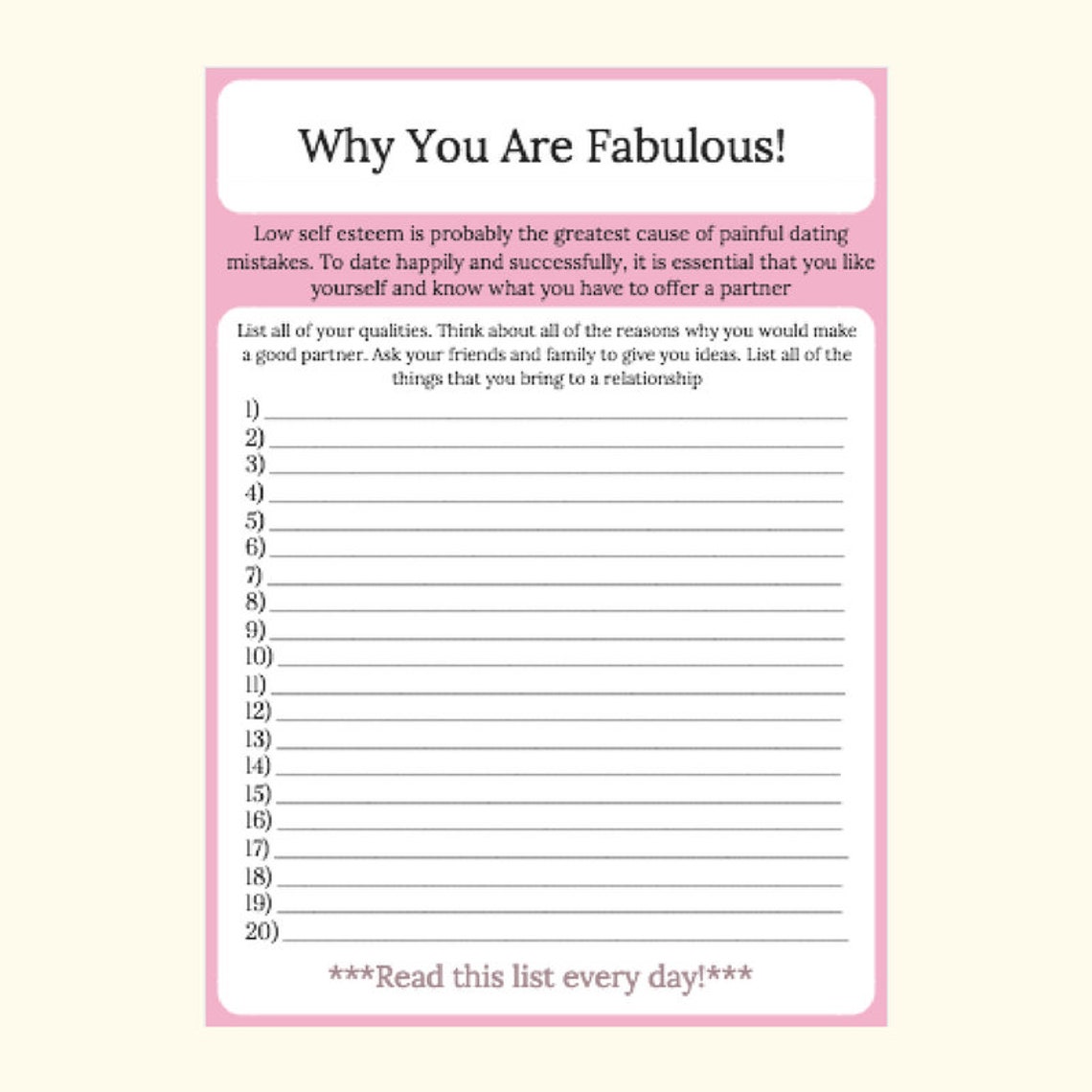 The Dating Toolkit & the 28 Day Dating Challenge - Etsy UK