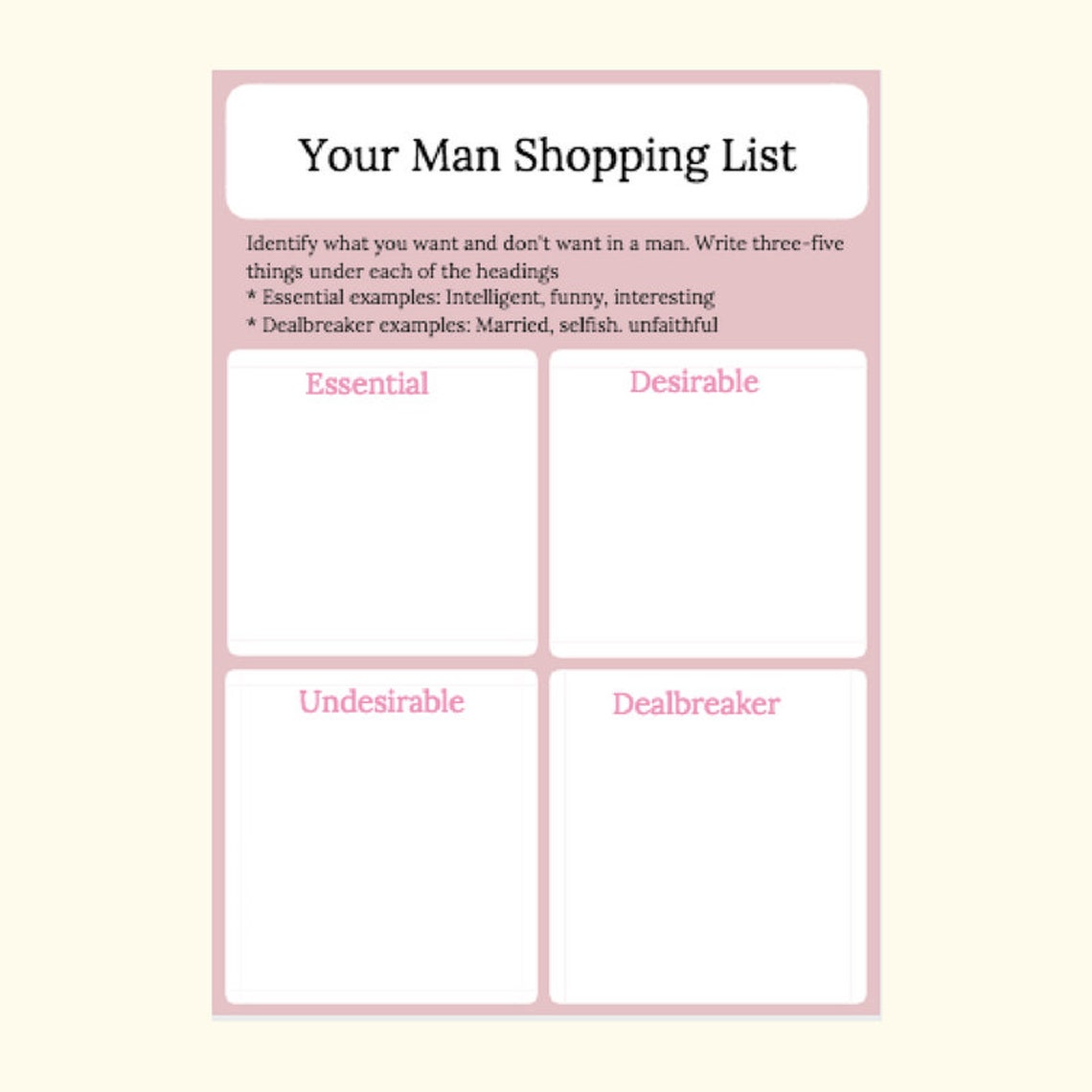 The Dating Toolkit & the 28 Day Dating Challenge - Etsy UK