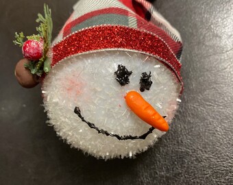 Paper Snowman Ornament - Etsy