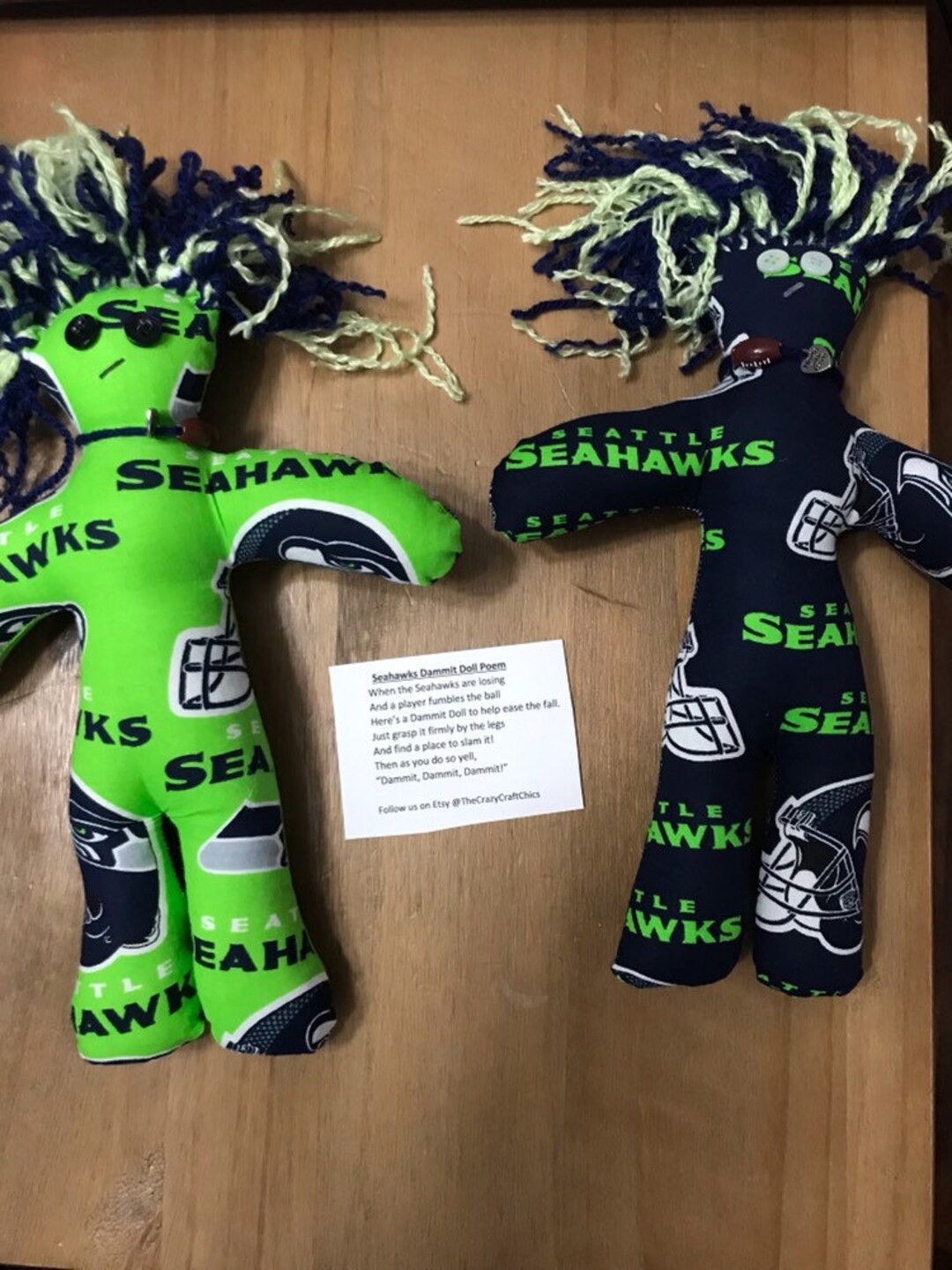 Stress Buster Doll of Seattle Seahawks - Etsy