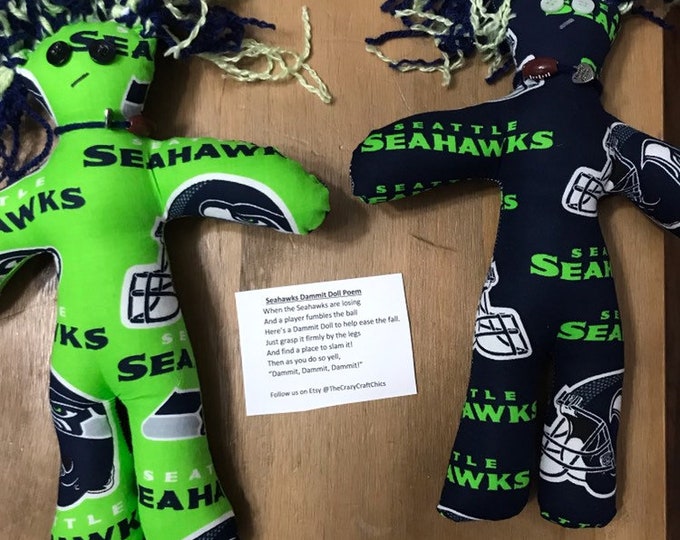 Dammit Doll, Seattle Seahawks, Stress Relief - Etsy