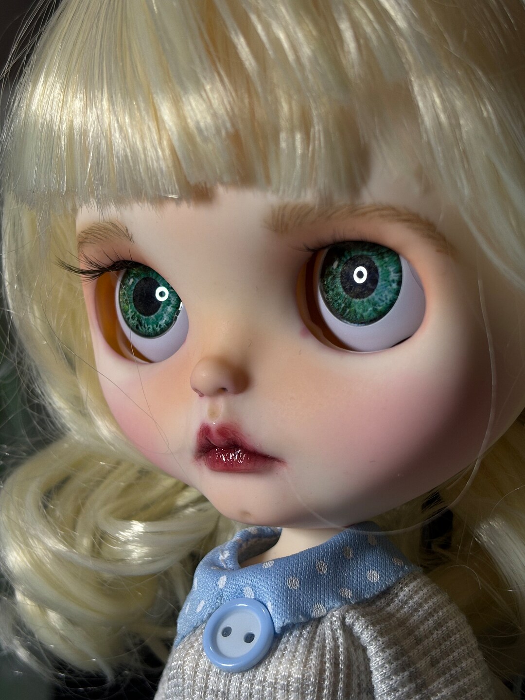 Ooak Custom Blythe By Candy Color Dolls Outfit Included Etsy