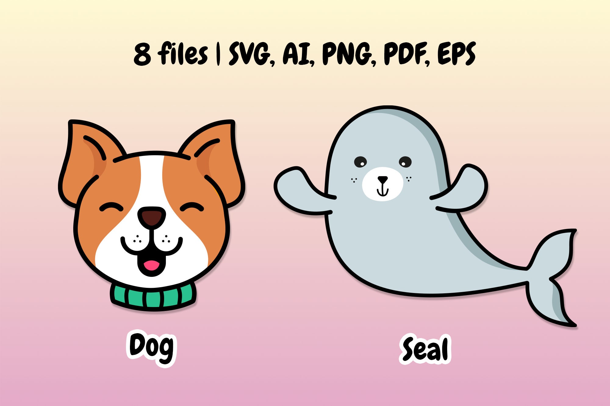 Cute Svg Cut Files Svg Cute Png Cute Svg Files Dog Svg - Etsy