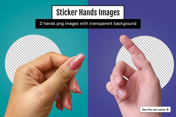 Sticker Mockup Hand Sticker Mockup Sticker Mockup Psd | Etsy