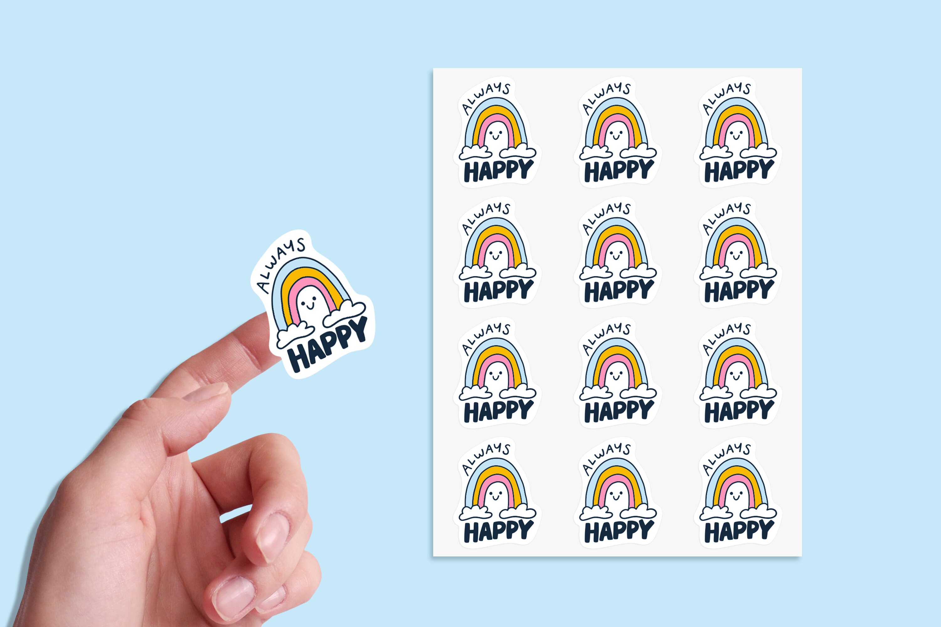 Sticker Sheet Mockup Sticker Mockup Sticker Mockup Psd - Etsy UK
