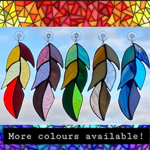 Stained Glass Feather - Etsy