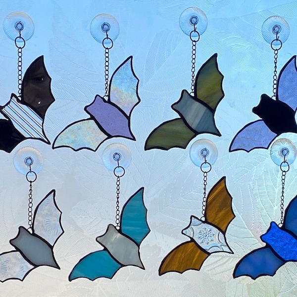 Stained Glass Bats - Etsy