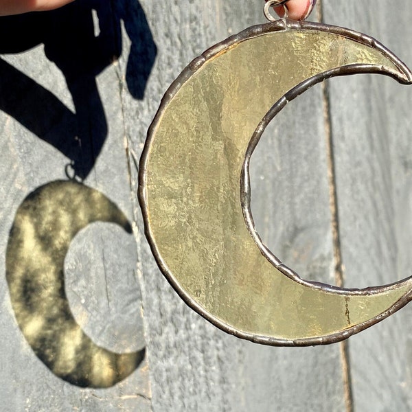 Stained Glass Moon - Etsy