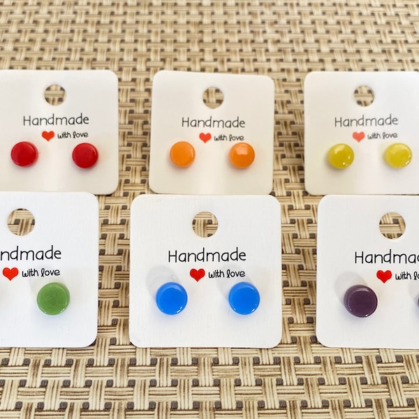 Fused Glass Earrings - Etsy