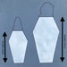 Coffin Mirror / Coffin Wall Decor Goth Home Decoration Coffin Shaped ...