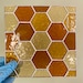 PATTERN - Stained Glass Honeycomb Pattern, DIGITAL DOWNLOAD Stained ...