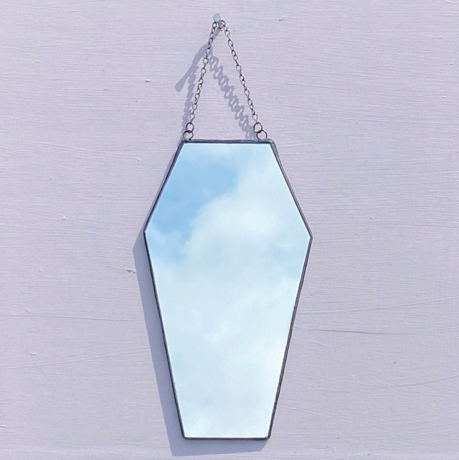 Coffin Mirror / Coffin Wall Decor Goth Home Decoration Coffin Shaped ...