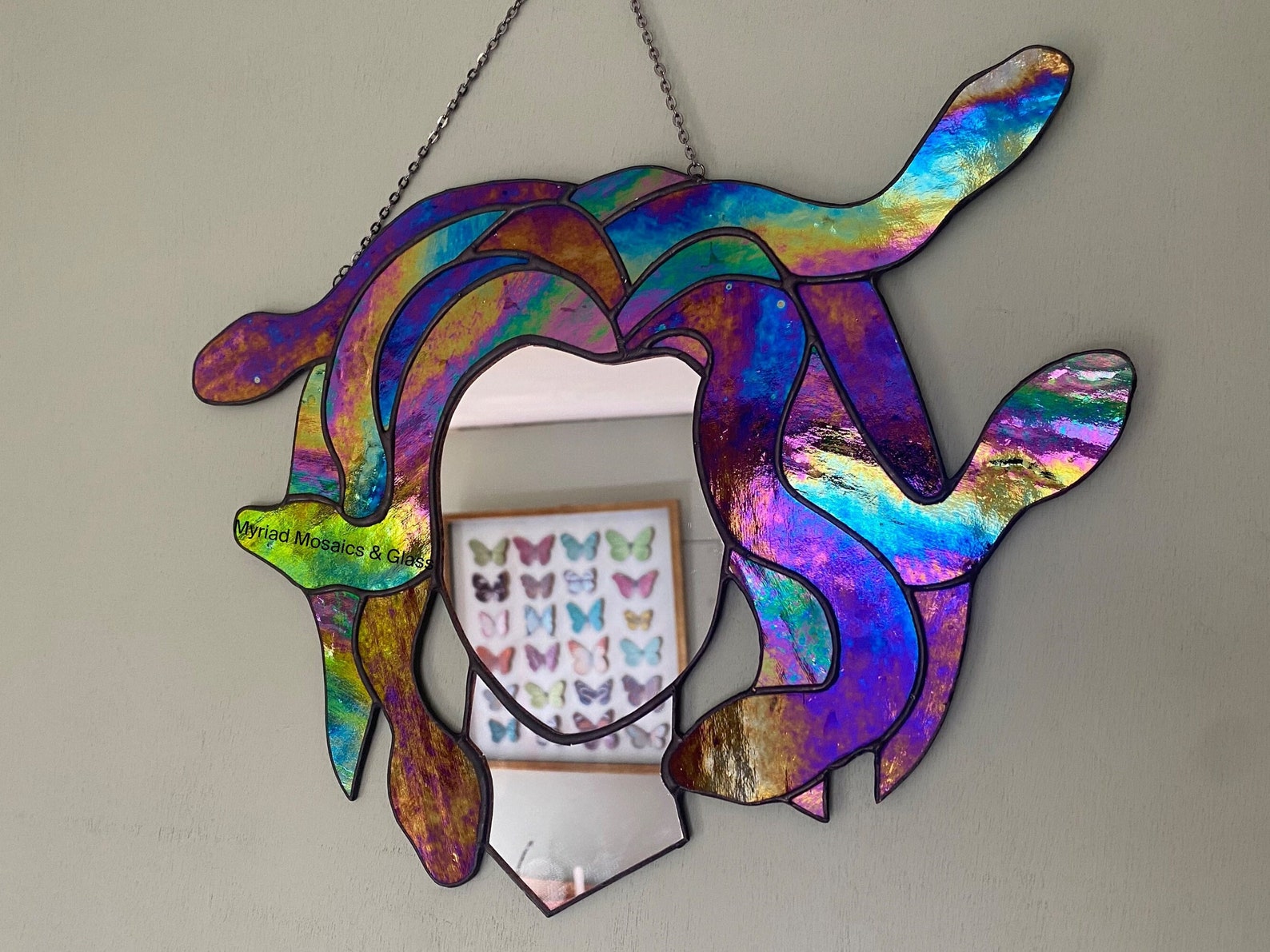 Stained Glass Medusa Mirror / Medusa Head Mirror Greek - Etsy