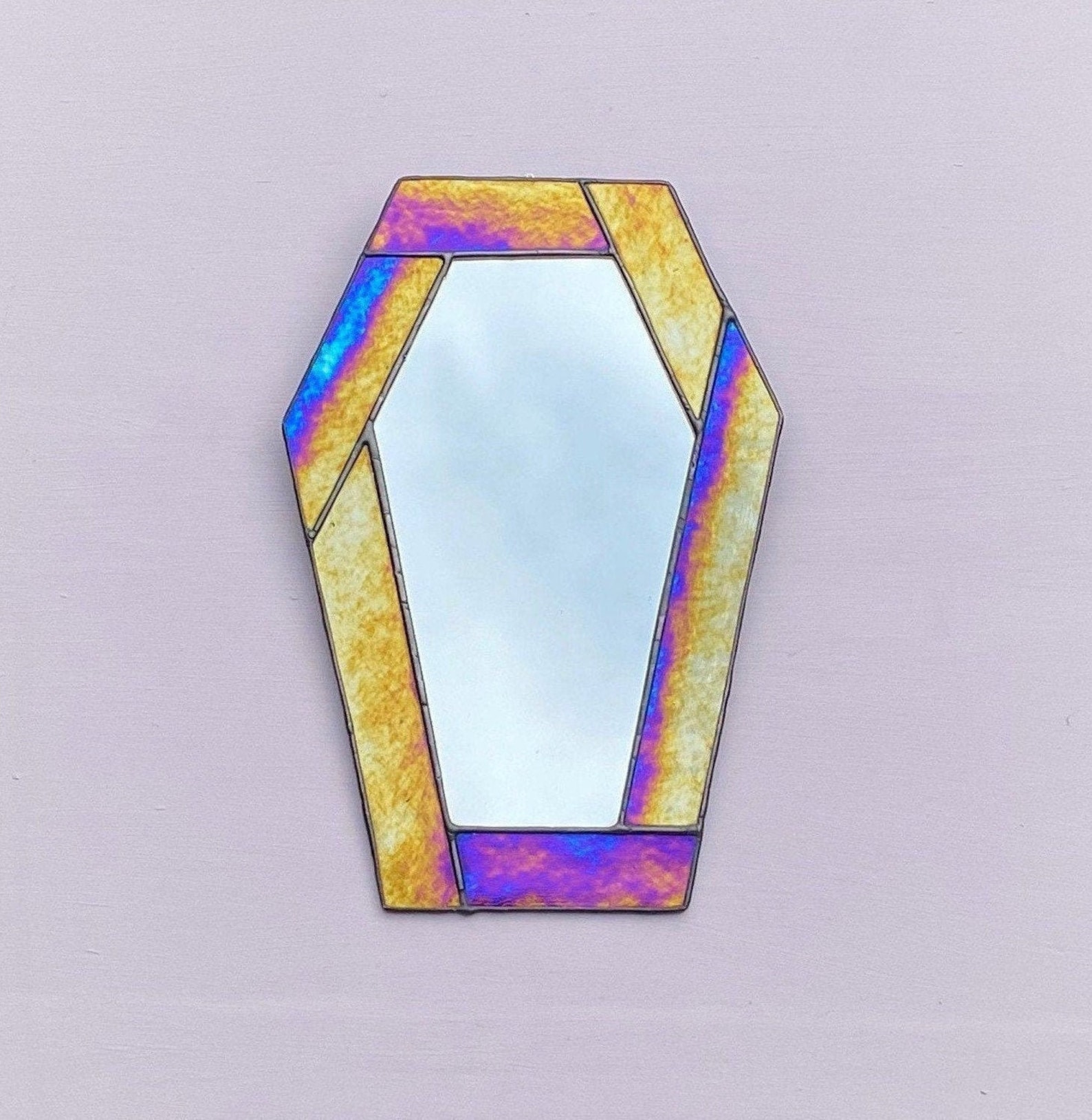 Coffin Mirror / Coffin Wall Decor Goth Home Decoration Coffin Shaped ...