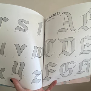 Stained Glass Alphabet Pattern Book / Stained Glass Font Patterns by ...