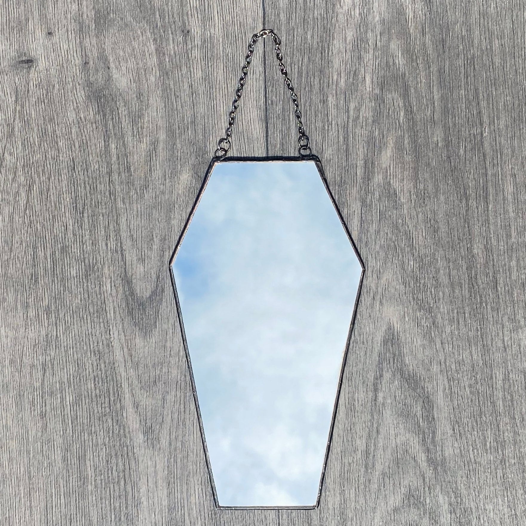 Coffin Mirror / Coffin Wall Decor Goth Home Decoration Coffin Shaped ...