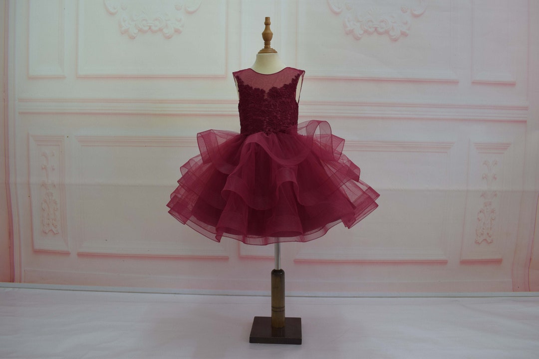 Custom Color Lace Flower Girl Dress - Etsy