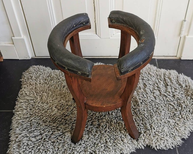 Antique 1930s Birth Stool, Potty Chair or Plant Standard Rack ...