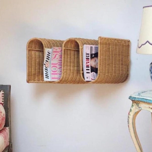 Wall Magazine Rack - Etsy