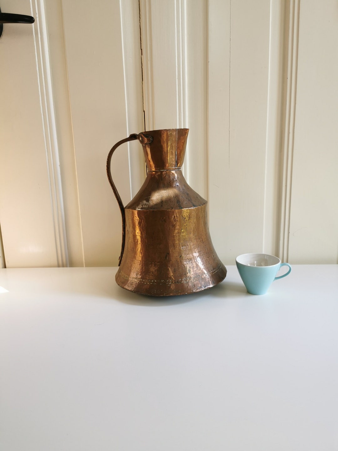 Large Antique George III Quality Copper Water Jug. Copper Water Jug ...