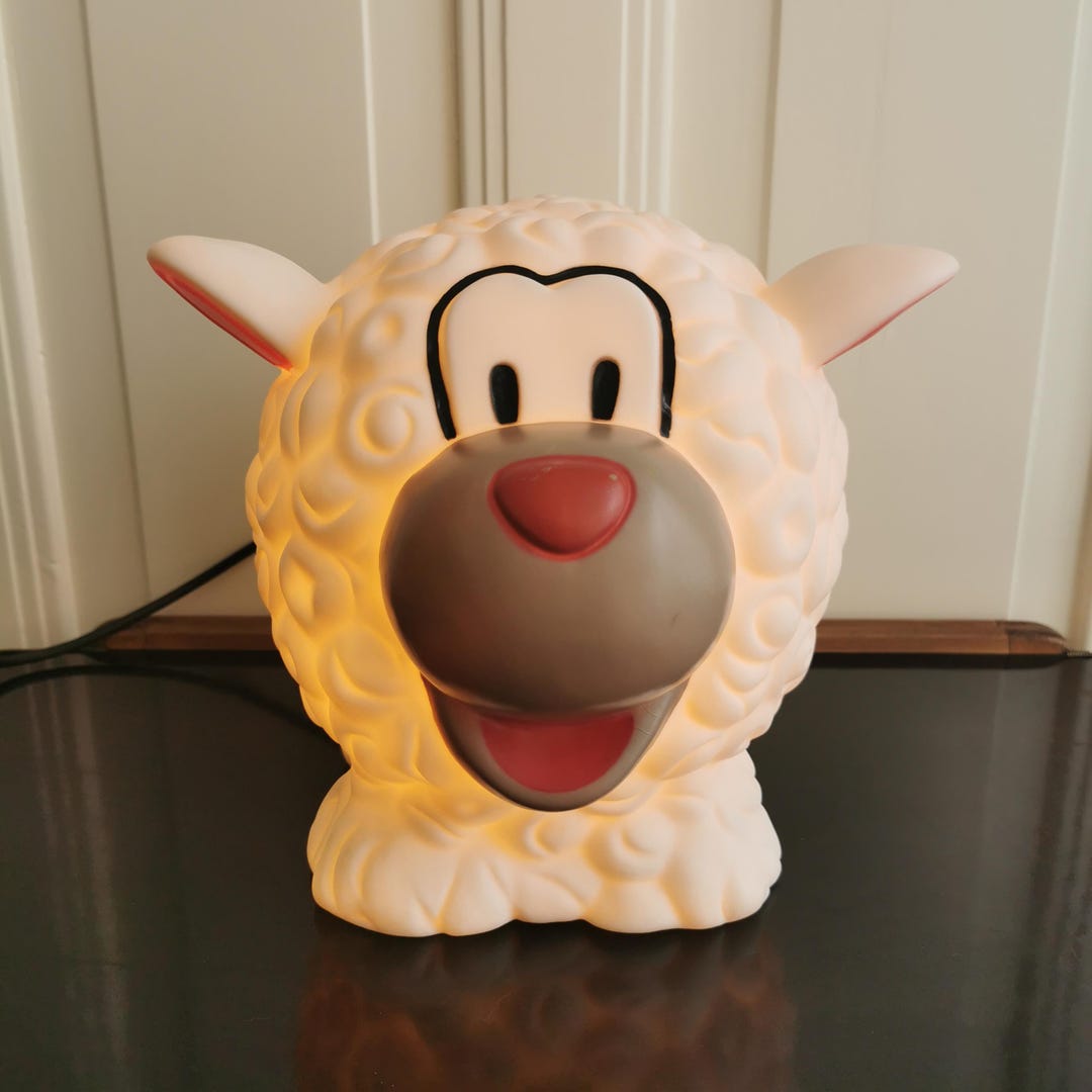 Heico Sheep Cute Retro Night Light, Lamp for Nursery, Kids Room ...