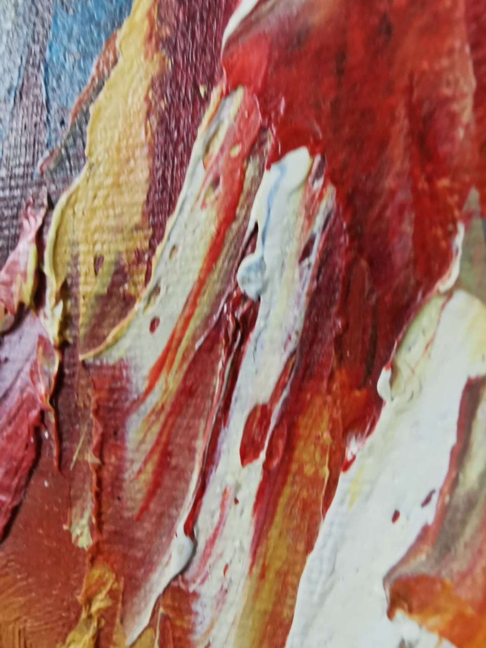 Affordable art an original Roy Pierce abstract oil on canvas | Etsy