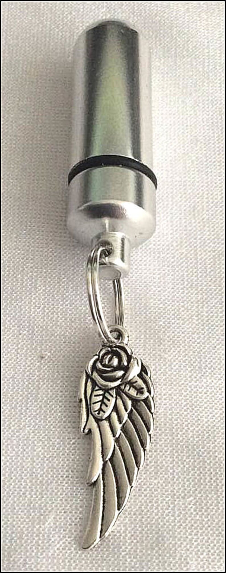 Anointing Oil Holder W Inner Vial Angel Wing Charm Filling - Etsy