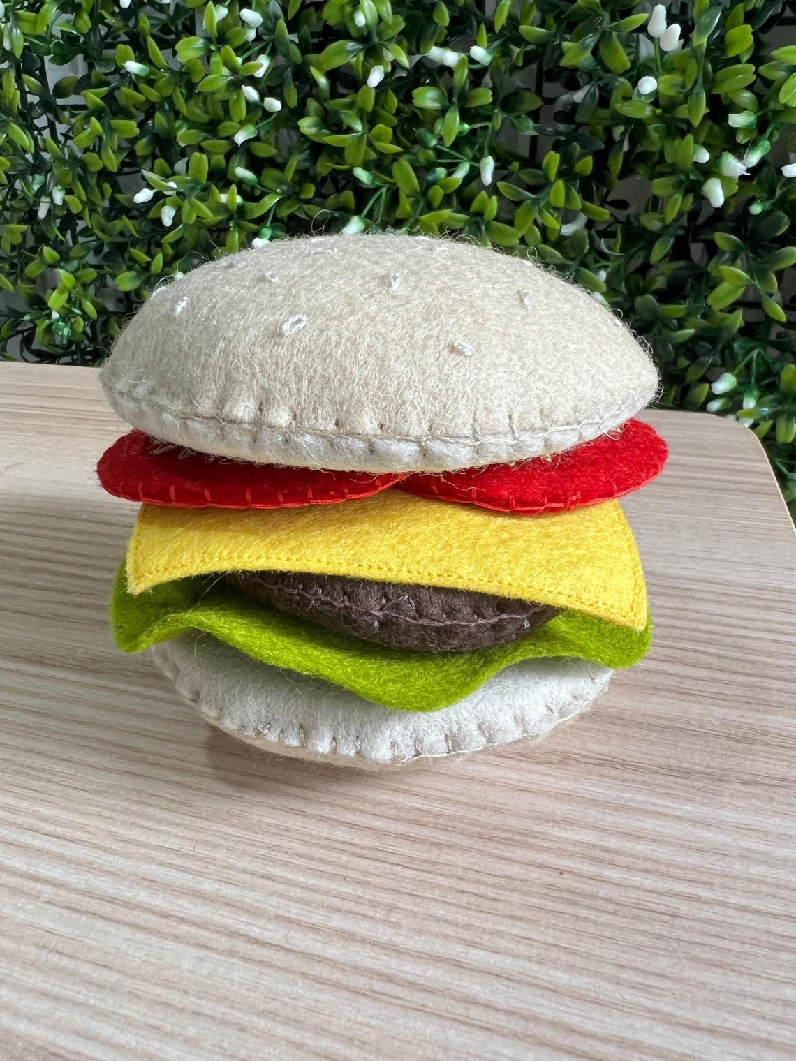 Felt Burger Pretend Play Food Handmade Toys - Etsy