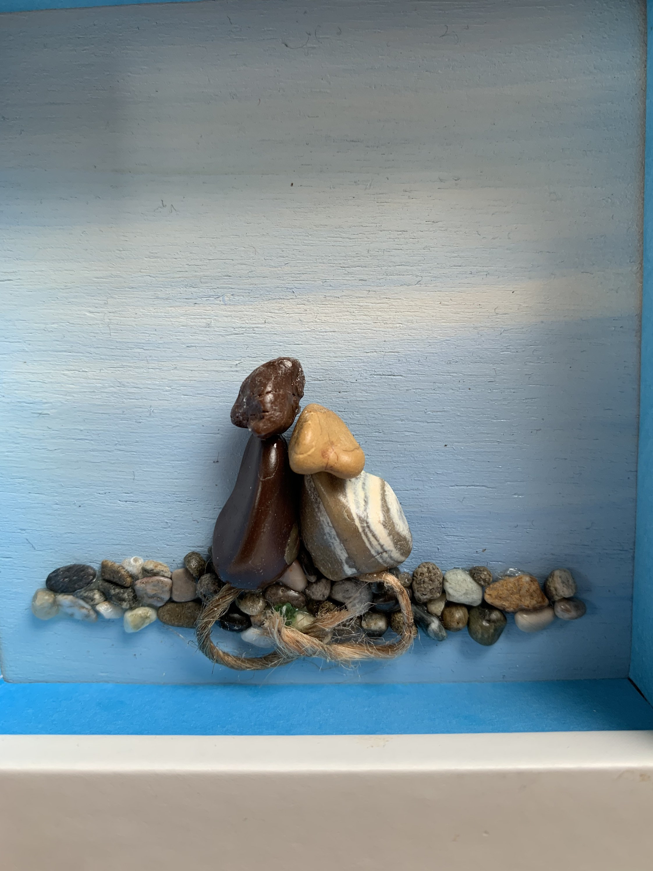 Frame of Pebble Dogs Housewarming Birthday Personalised - Etsy