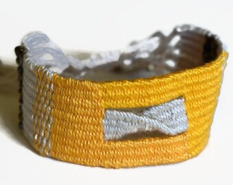 Yellow bracelet | Etsy