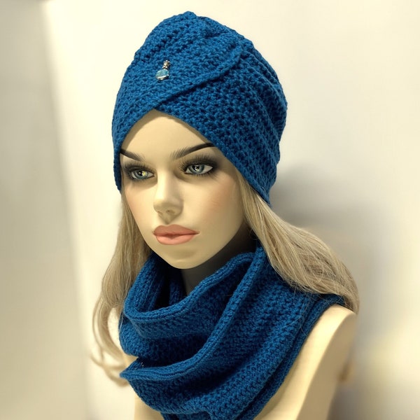 Knit Turban Hat - Etsy