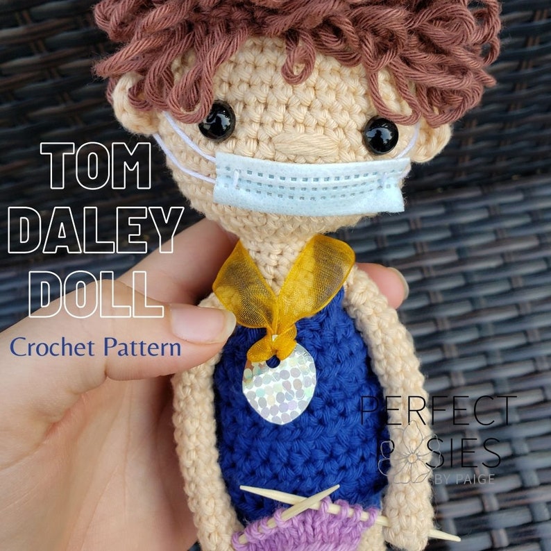 Tom Daley Doll Crochet Pattern Digital Item NOT the Actual | Etsy