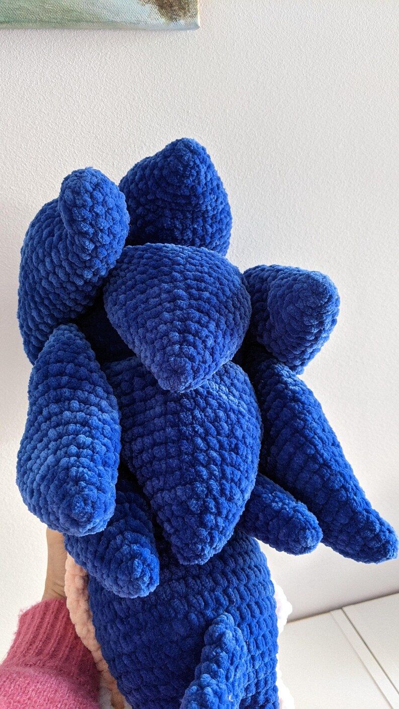 Super Sonic the Hedgehog Crochet Sonic Sonic amigurumi Sonic peluche ...