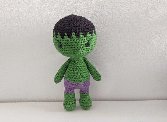 Hulk Amigurumi Hulk Doll Crochet Hulk Super Heroes - Etsy