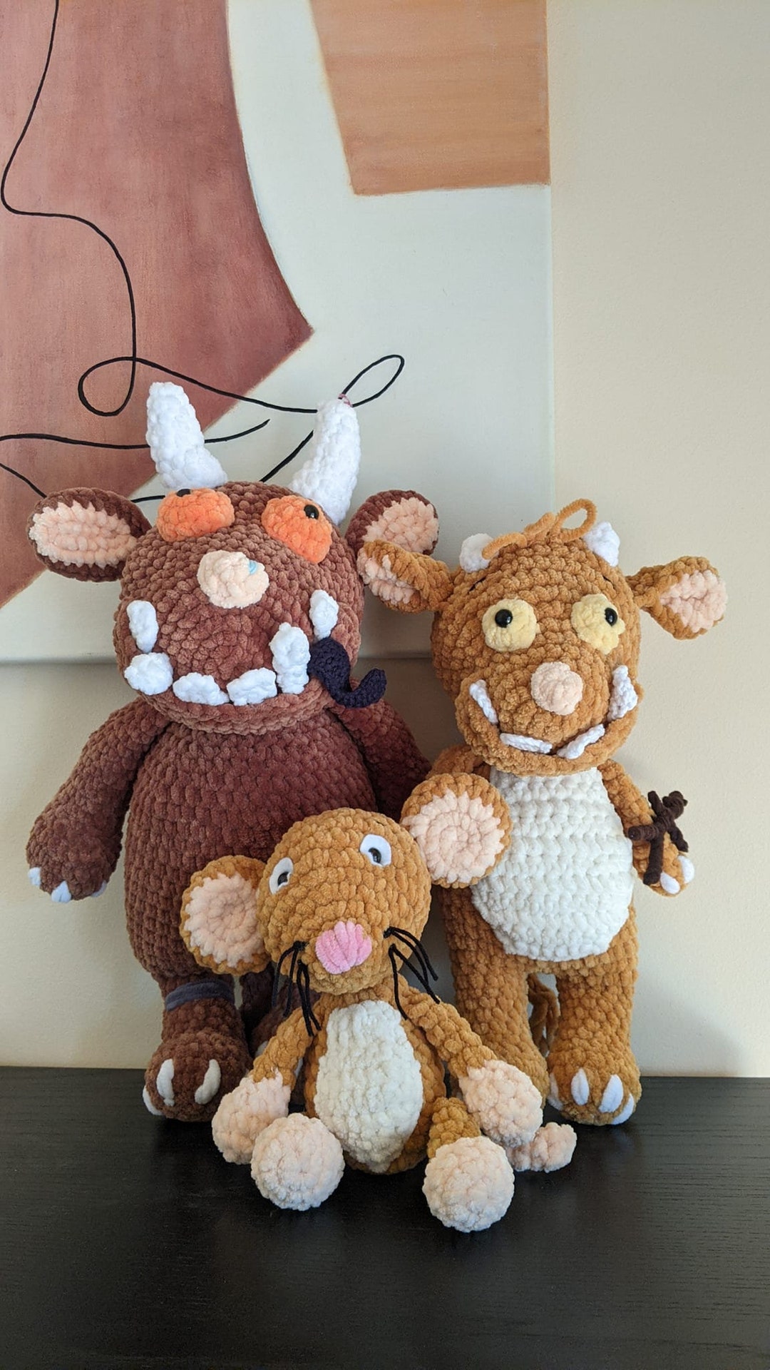 Crochet Gruffalo Gruffalo Amigurumi Gruffalo Toy Gruffalo Plush ...