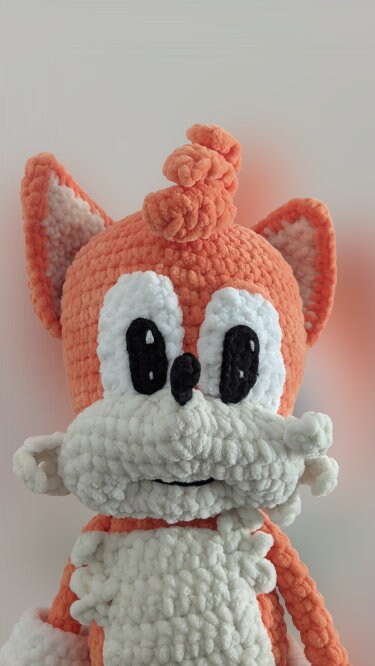 Copter-tailed Fox Crochet Fox Bulky Chunky Yarn Stuffed Toy Fox ...