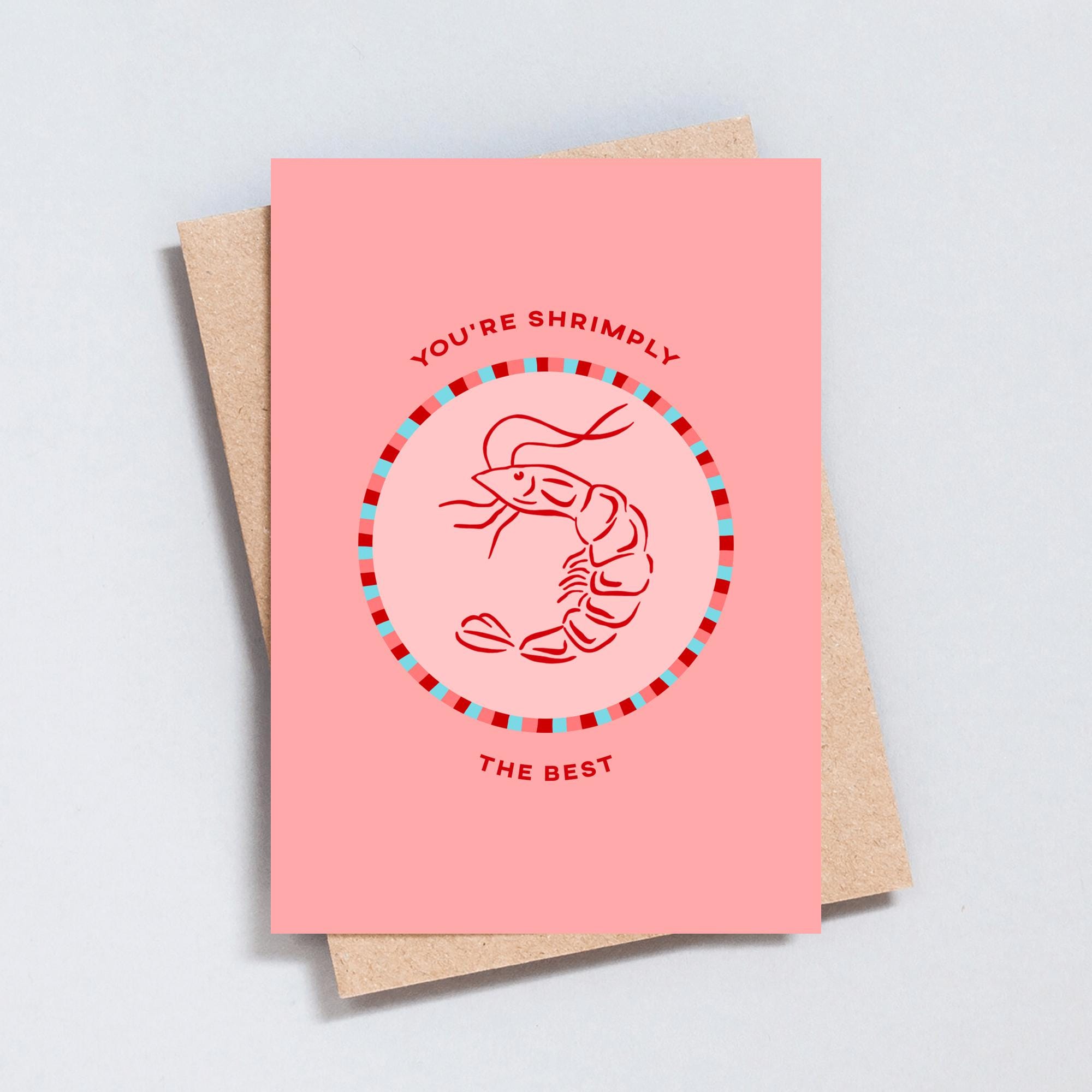 You're Shrimply the Best, Birthday Card, Greeting Card, Shrimp Prawn ...