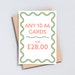40th Birthday Card: Floral Stripe Design - Etsy