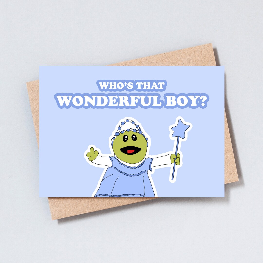 Who's That Wonderful Boy Nanalan Greeting Card, Funny Birthday Card ...