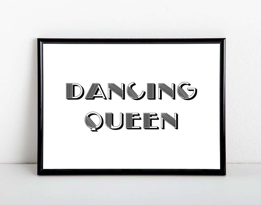 Dancing Queen, Art Print, A6, 5x7, A5, 8x10, A4, 11x14, A3 Sizes ...