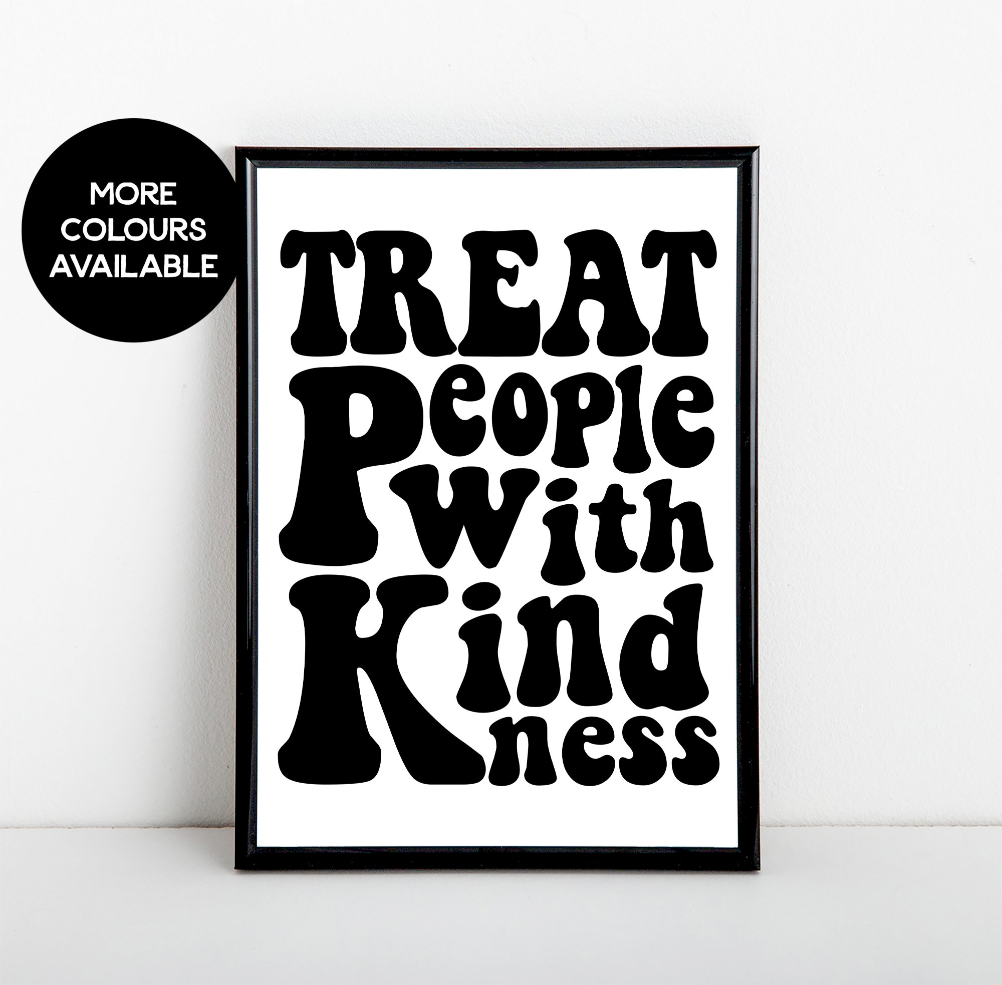 Kindness Black And White