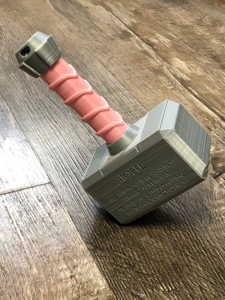 Baby's First Mjolnir Rattle Cosplay Baby Toys | Etsy