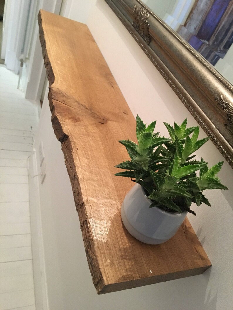 Solid Wood Shelf Handmade and Finished in Scotland Made to - Etsy