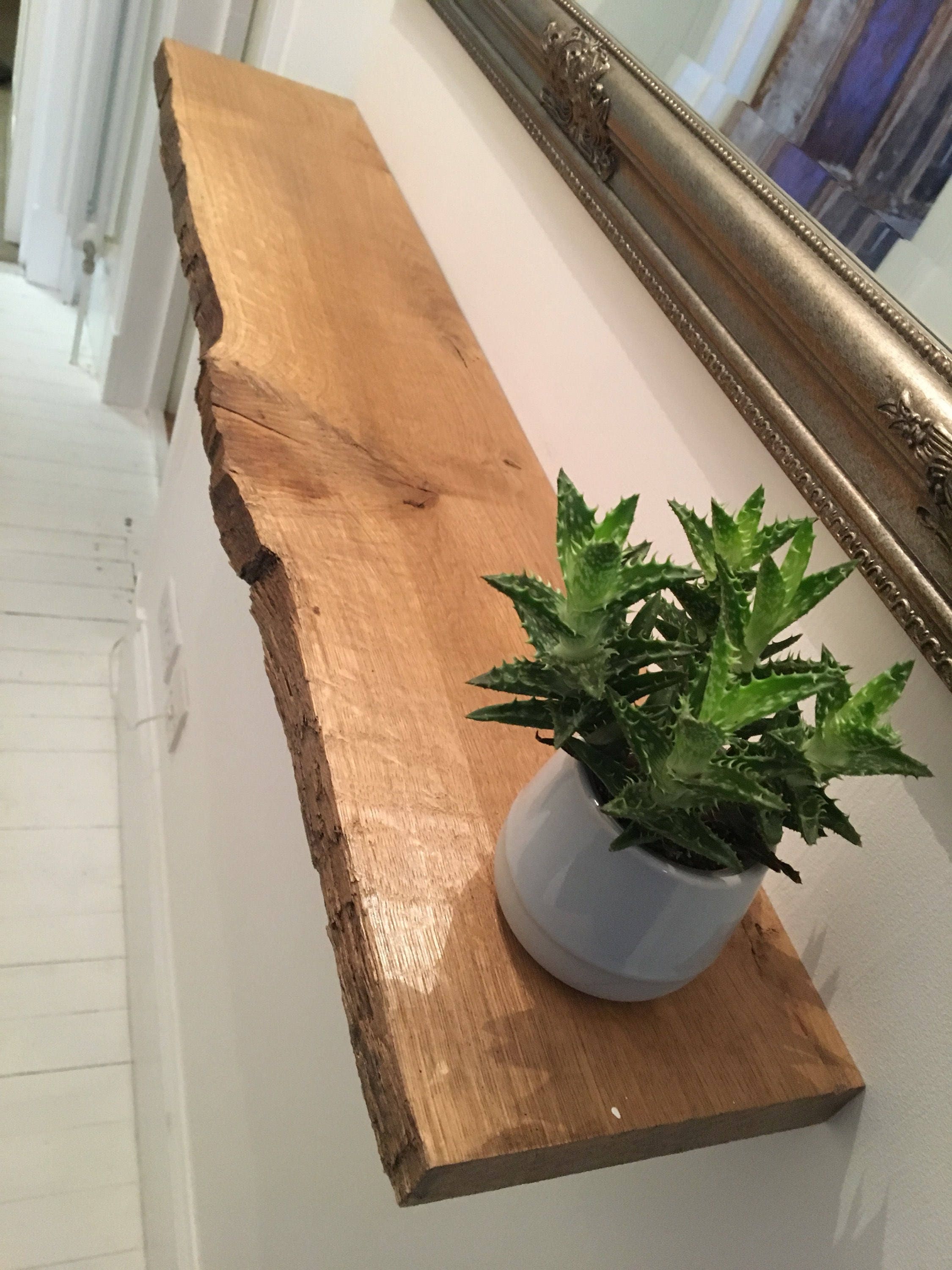 Solid Wood Shelf Handmade and Finished in Scotland Made to - Etsy