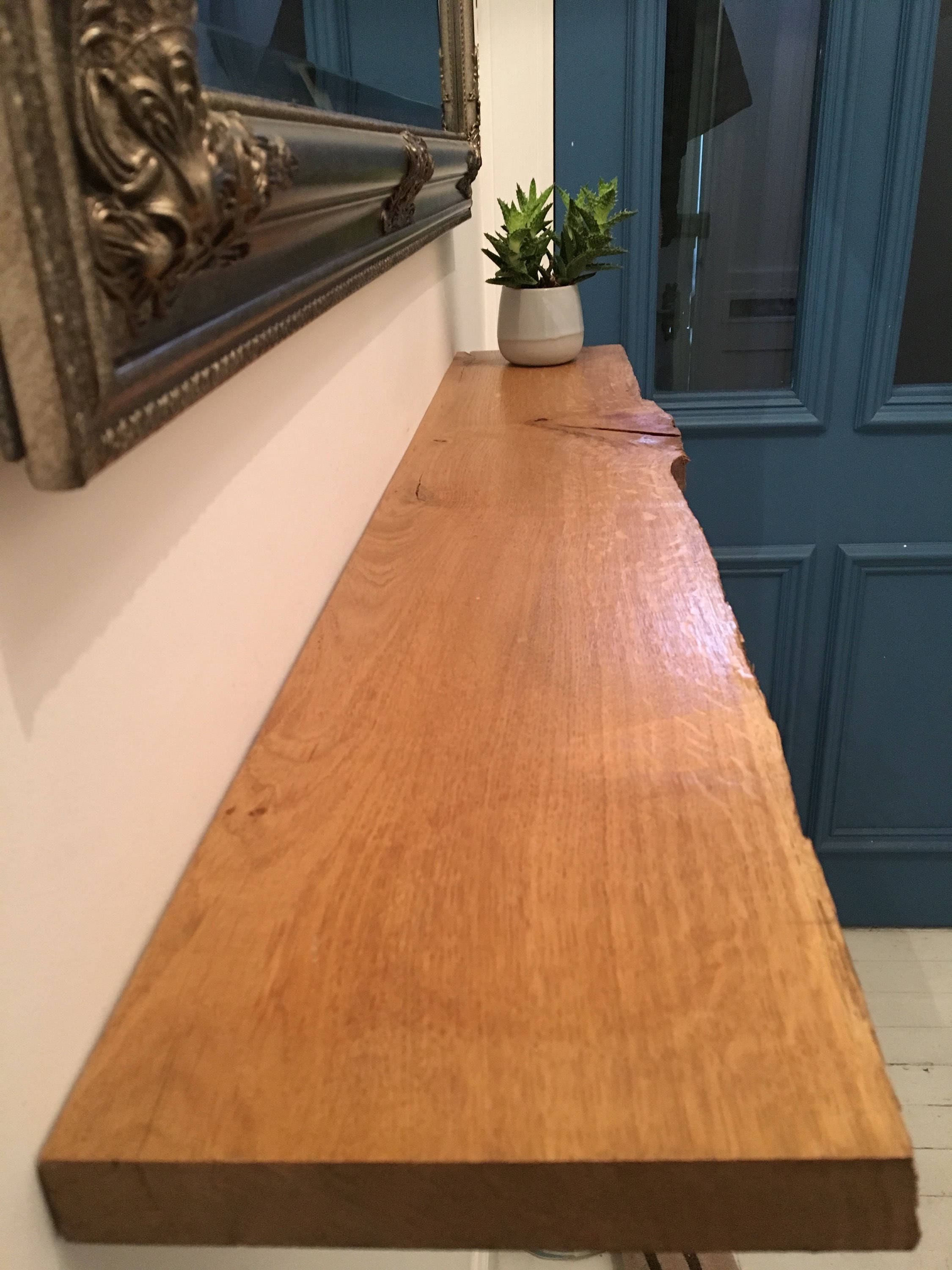 Solid Wood Shelf Handmade and Finished in Scotland Made to - Etsy