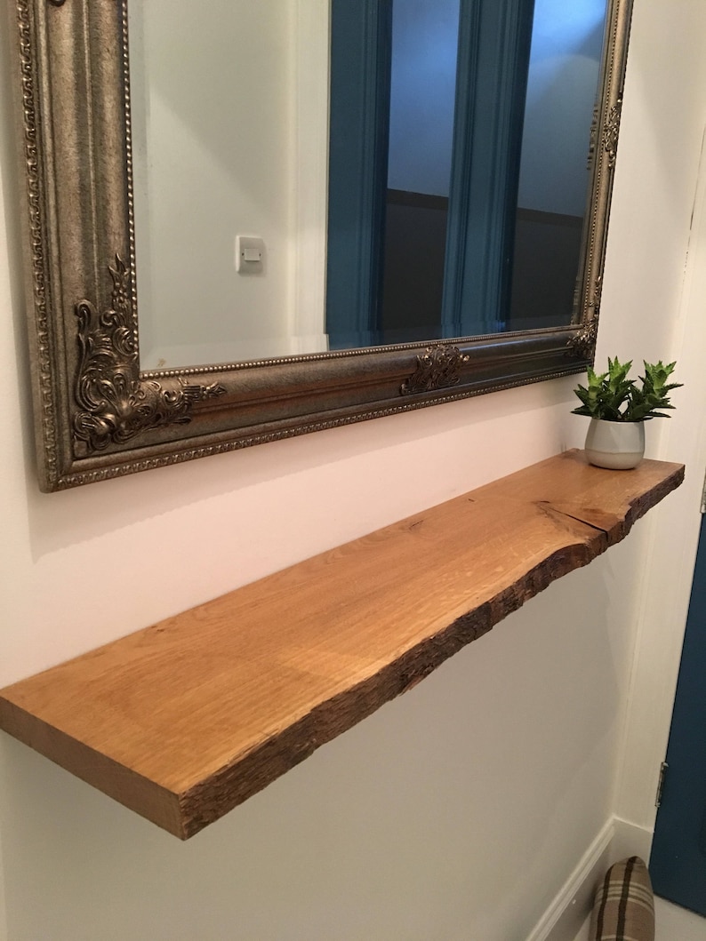 Solid Wood Shelf Handmade and Finished in Scotland Made to - Etsy