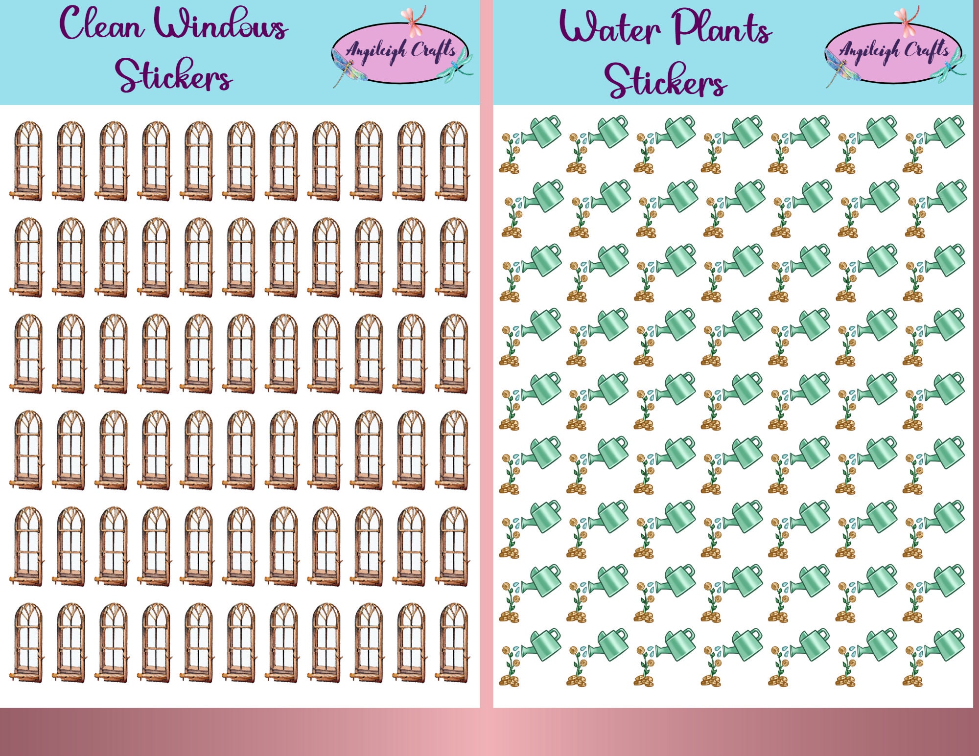 Chore Stickers That Can Be Used for Planners, Chore Boards ...