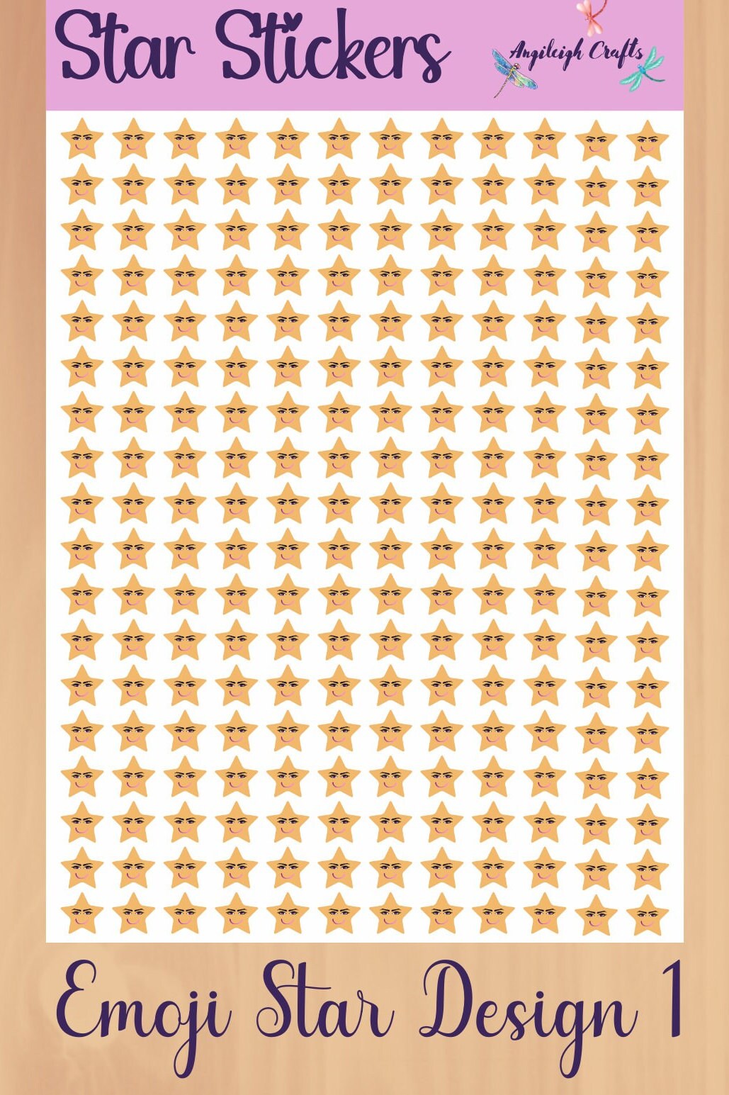 East to Print Digital Star Emoji Sticker Sheets for Teacher Reward ...