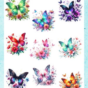 Beautiful Butterfly Stickers That Can Be Used for Scrapbooking ...